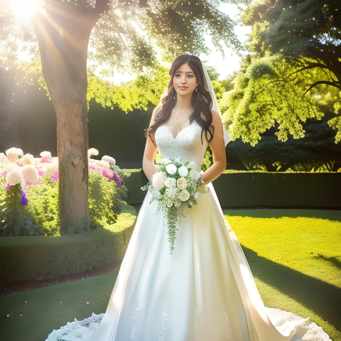 Wedding Dress Trend for 2024: All About Oversized Florals.