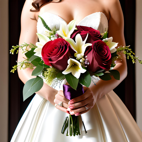 Wedding Dress Trend for 2024: All About Oversized Florals.