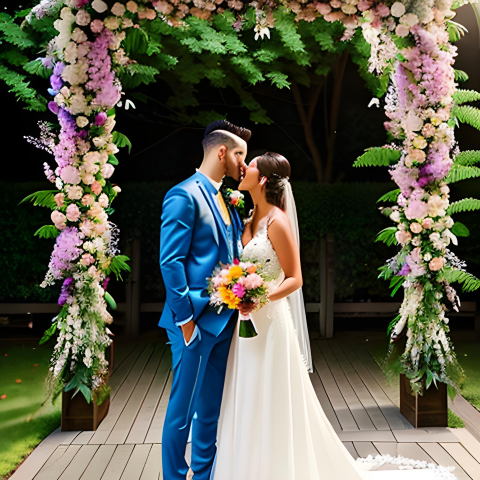 Wedding Dress Trend for 2024: All About Oversized Florals.