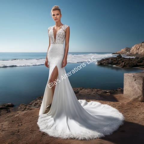 The Asymmetric Draped Feather Dress: A Wedding Dress Trend…